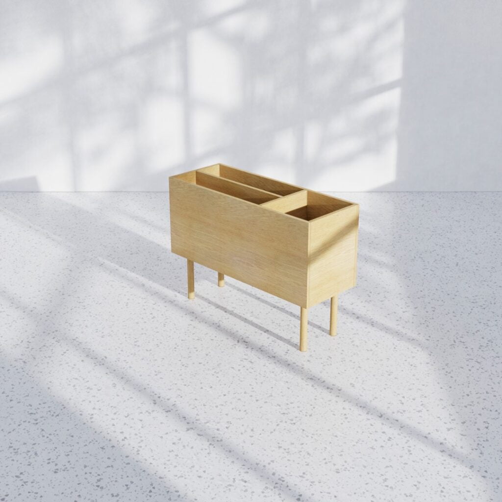 Mueble Revistero y Macetero - Mōkusai.